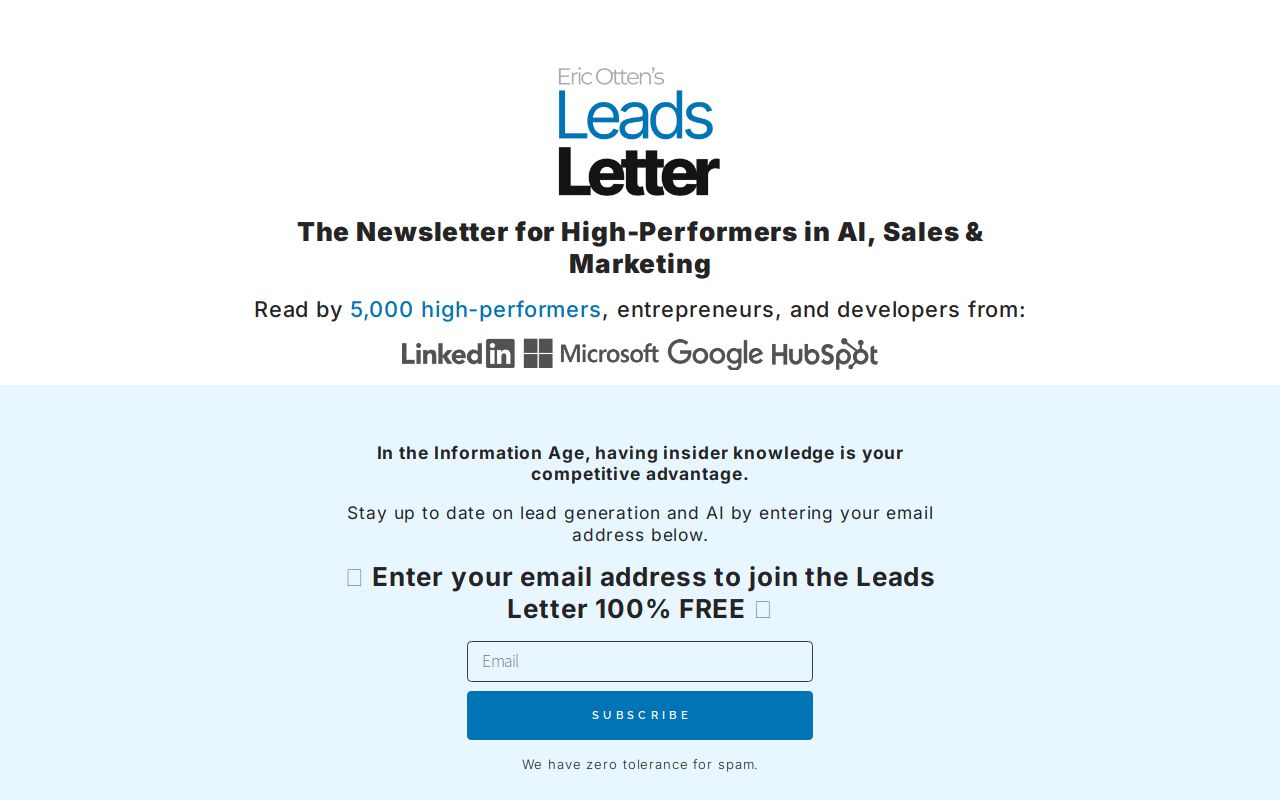 The Leads Letter